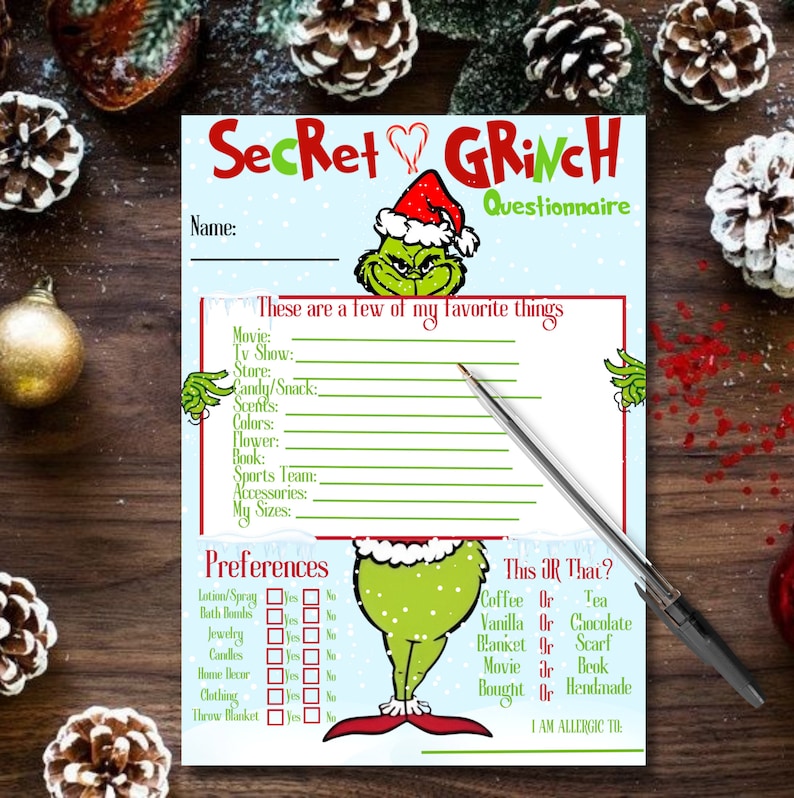 Grinch Christmas, Grinch, Grinch Decoration, Secret Santa Gift, Secret ...