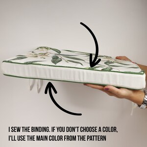 Indoor Box Cushions With Expansion Bellow, Binding and Foam Insert ...