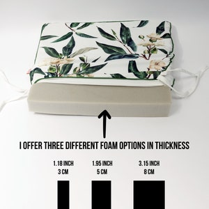 Indoor Box Cushions With Expansion Bellow, Binding and Foam Insert ...