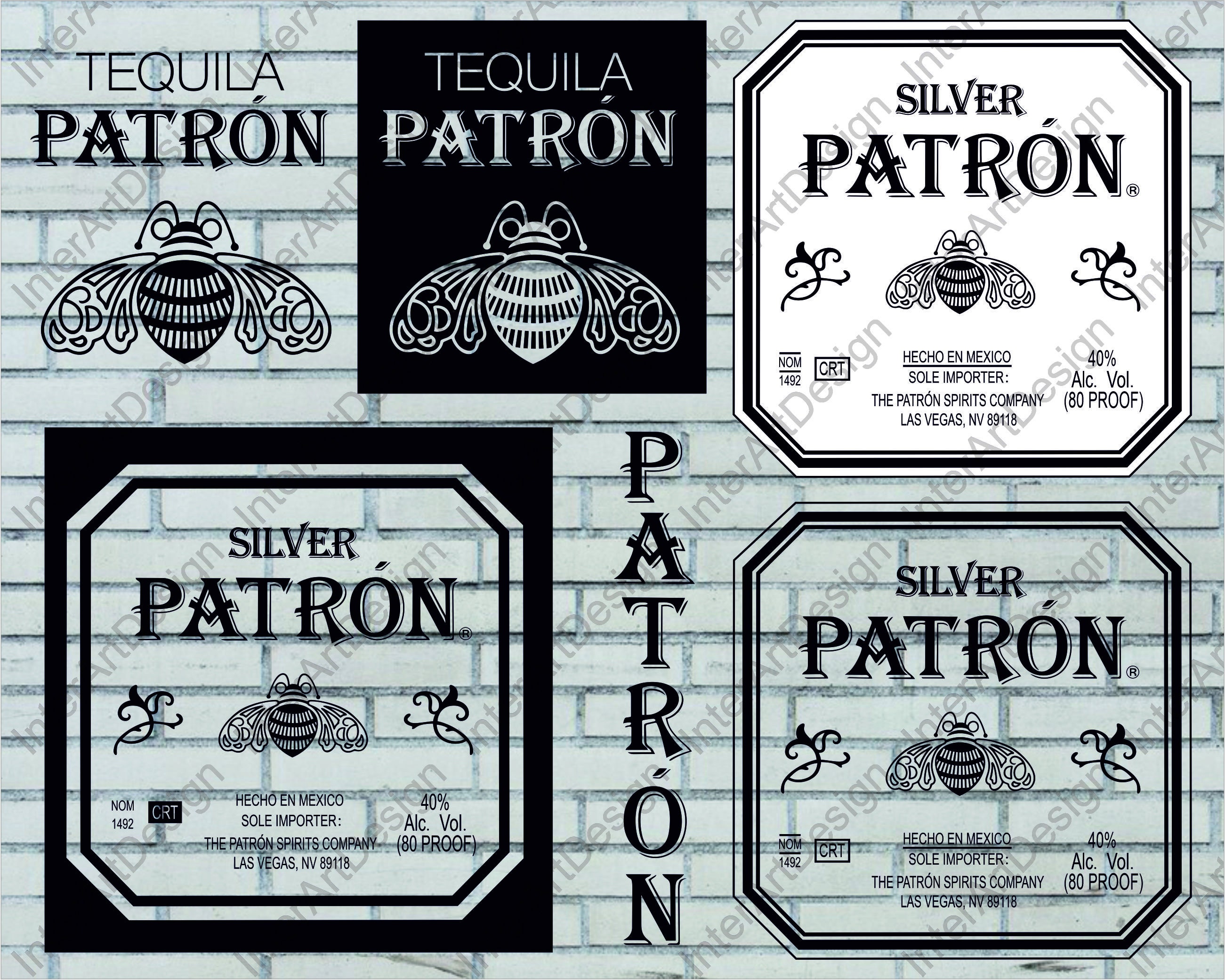 Tequila Svg Bundle Silver Patron Tequila Svg Soy El Patron - Etsy