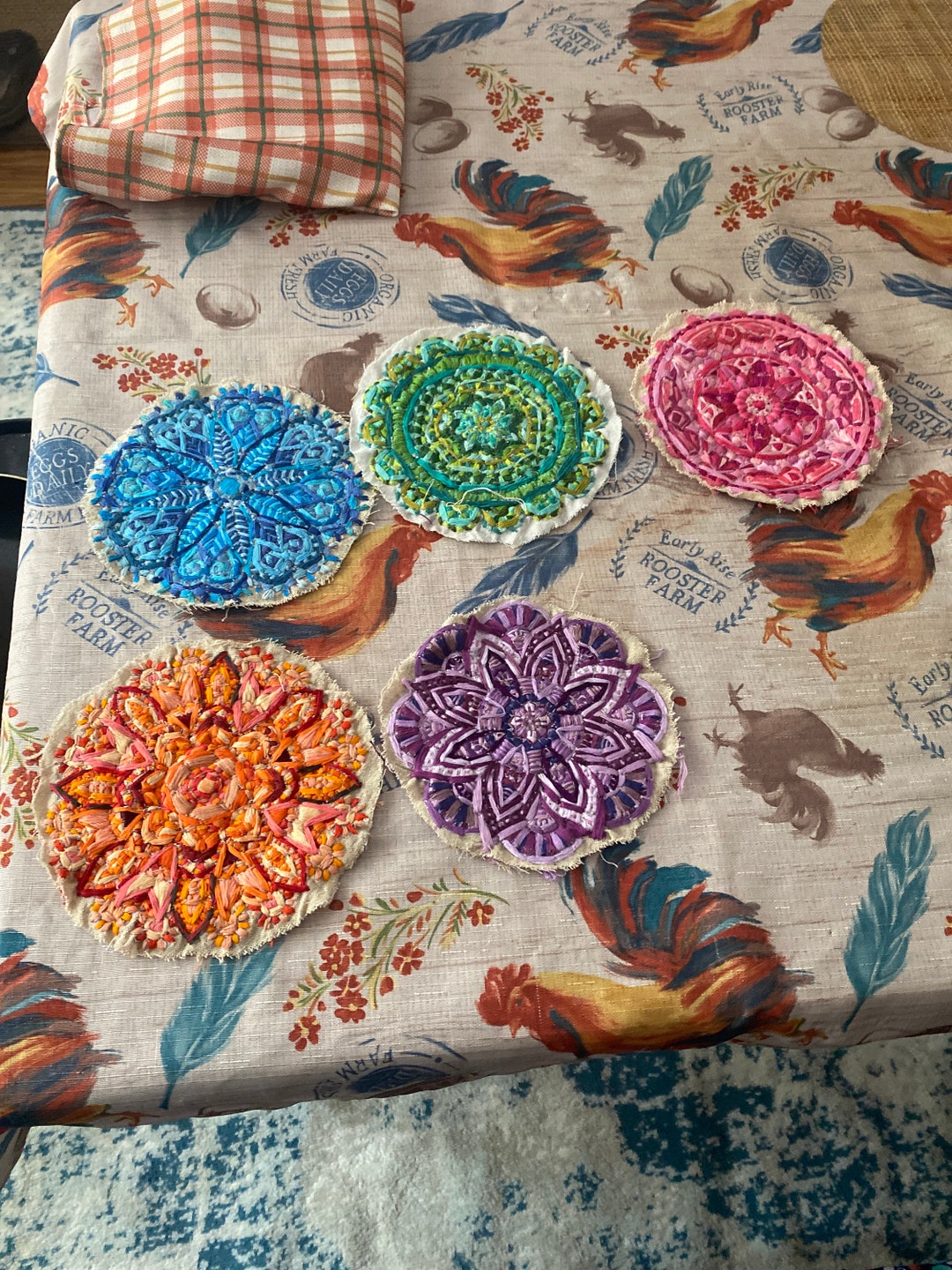 Hand Embroidered Wall Decor - Etsy