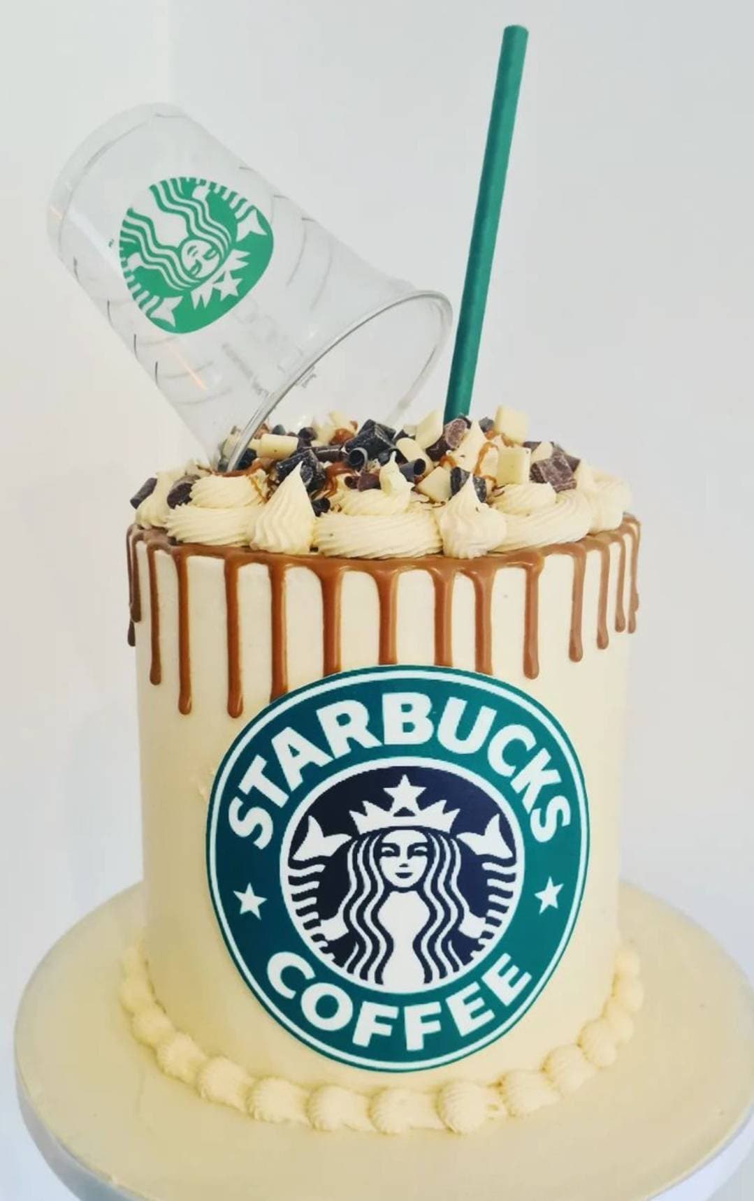Starbucks Cake Topper Edible Sheet - Etsy UK