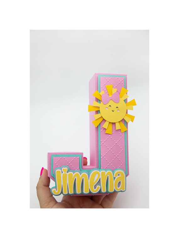 Sunshine 3D Letter Cute Sunshine 3D Letter Sunshine | Etsy