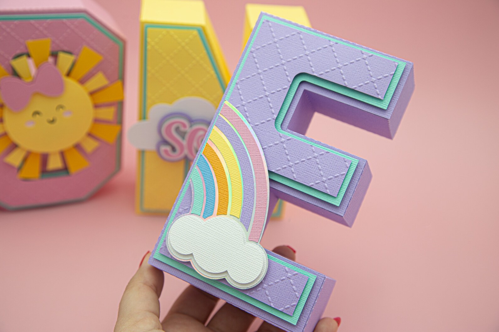 Sunshine 3D Letters Sunshine Birthday Sun Birthday Cute Sun - Etsy