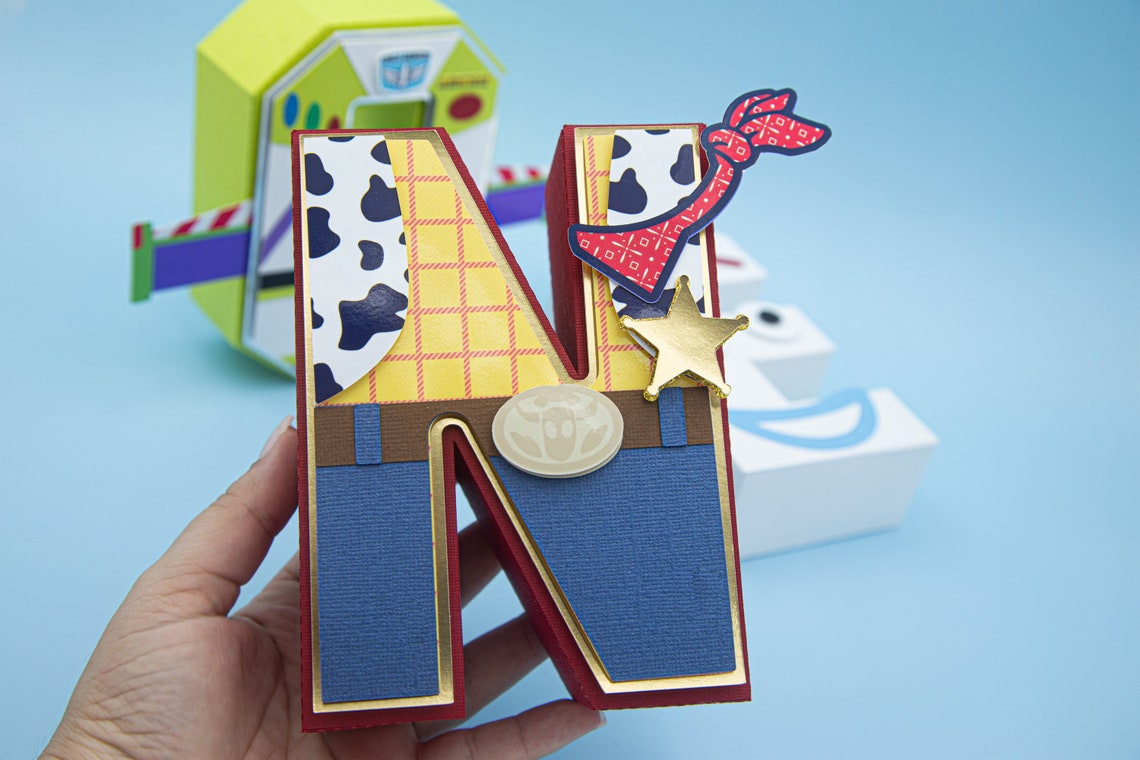 Letras 3D de Toy Story cumpleaños de Toy Story fiesta de - Etsy España