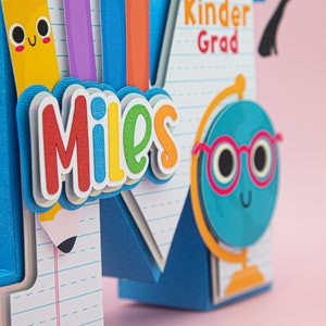 Kindergarten Graduation 3D Letter, Pre-k Graduation Decor, Kindergarten ...