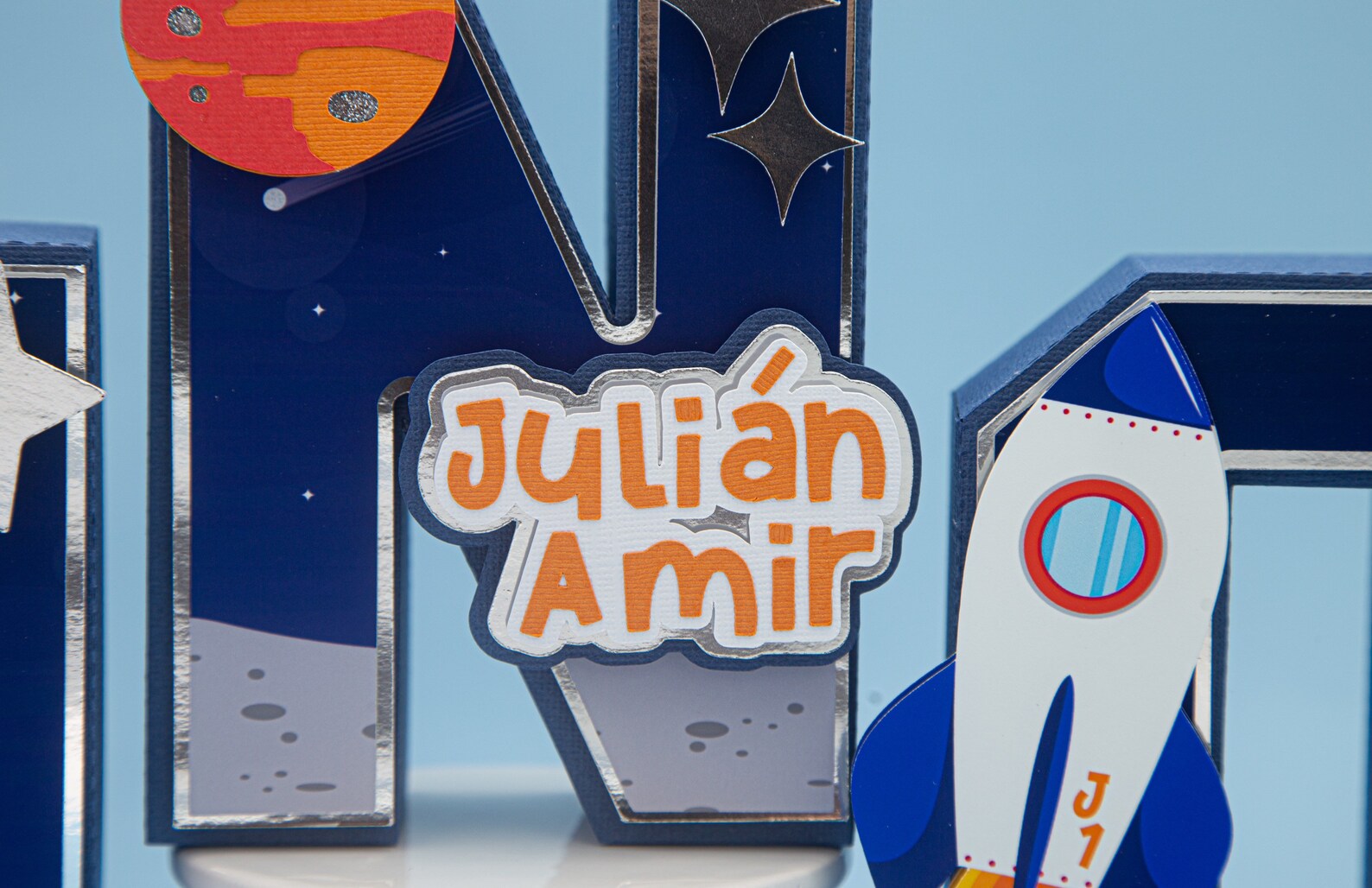 Space 3D Letters Space Birthday Space Birthday Party Galaxy - Etsy