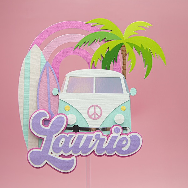 Surfing Cake Topper - Etsy