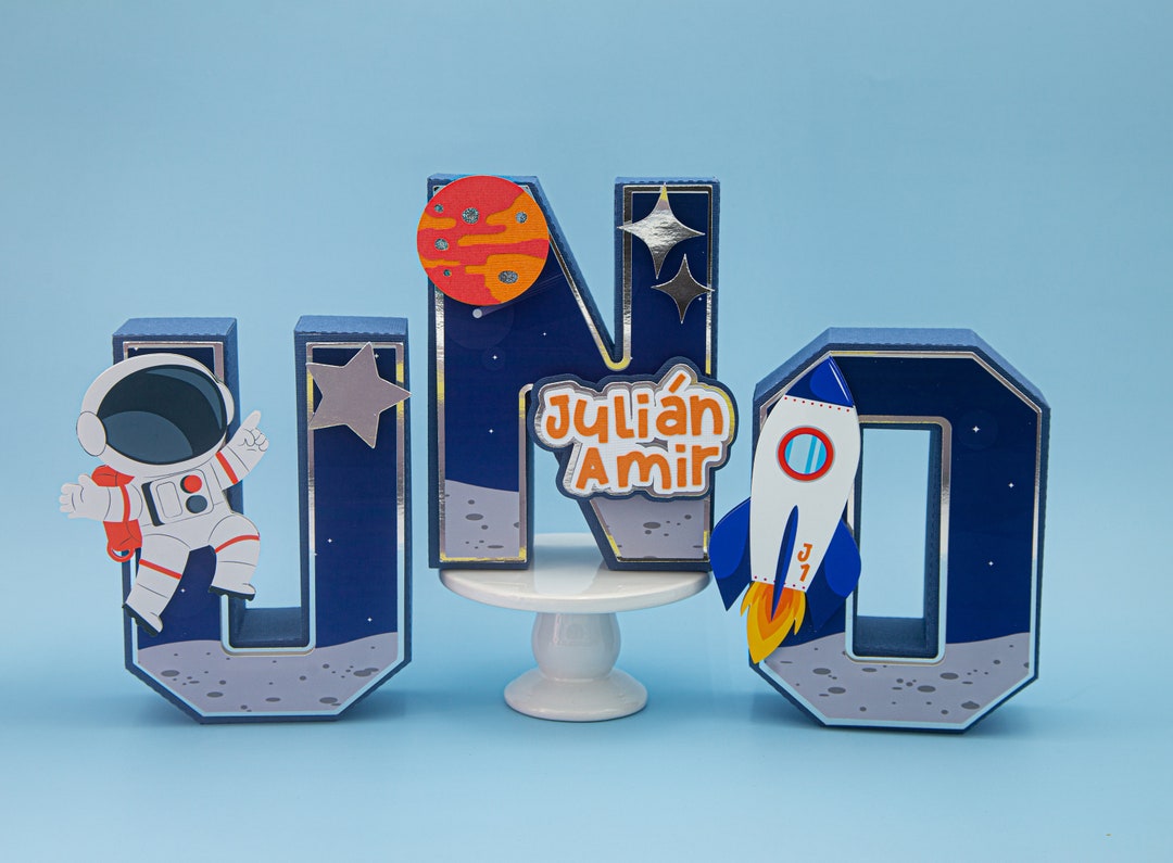 Space 3D Letters Space Birthday Space Birthday Party Galaxy - Etsy