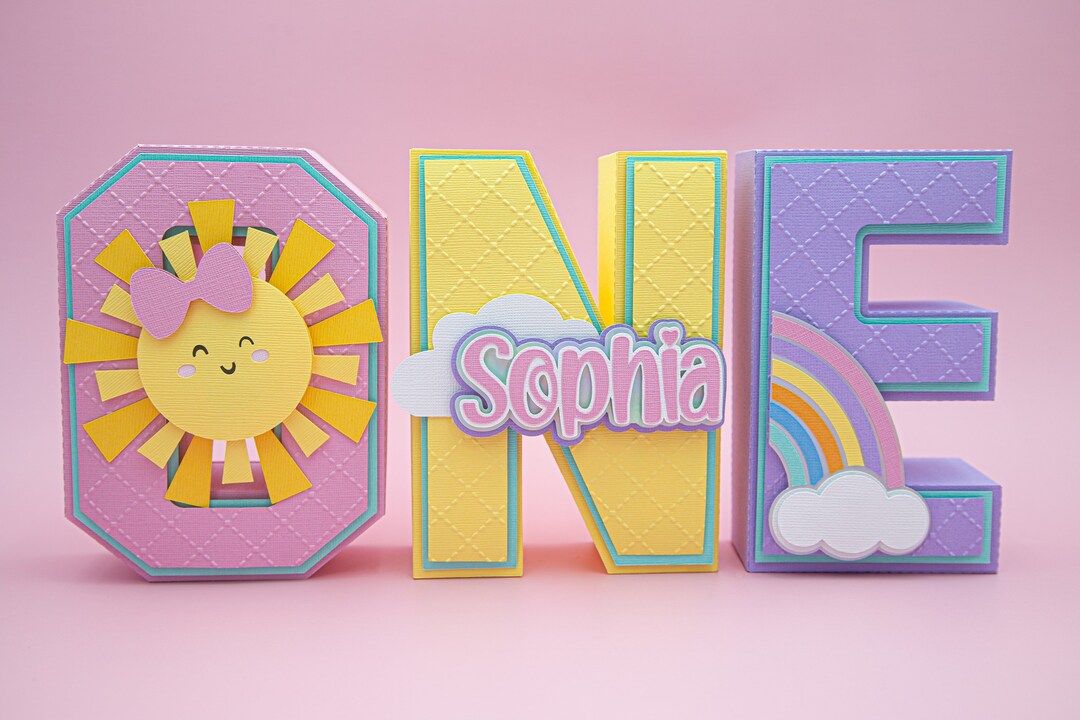 Sunshine 3D Letters, Sunshine Birthday, Sun Birthday, Cute Sun Birthday ...