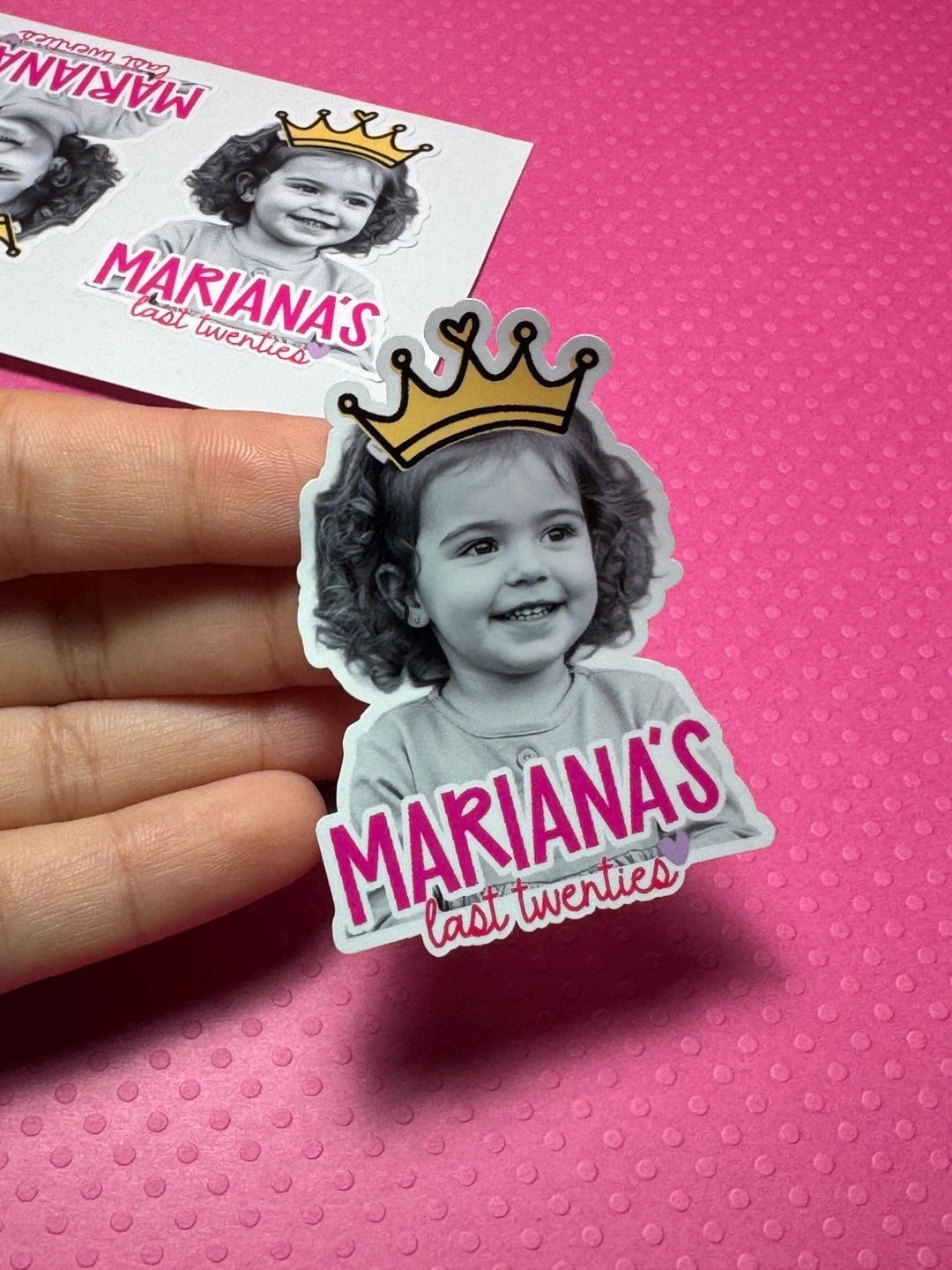 Custom Face Stickers, Personalized Photo Stickers, Birthday Party ...