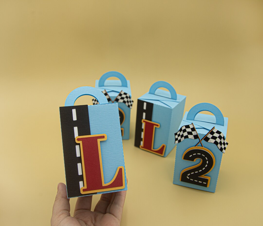 Vintage Race Car Favor Boxes, Vintage Car Favor Boxes, Vintage Car ...