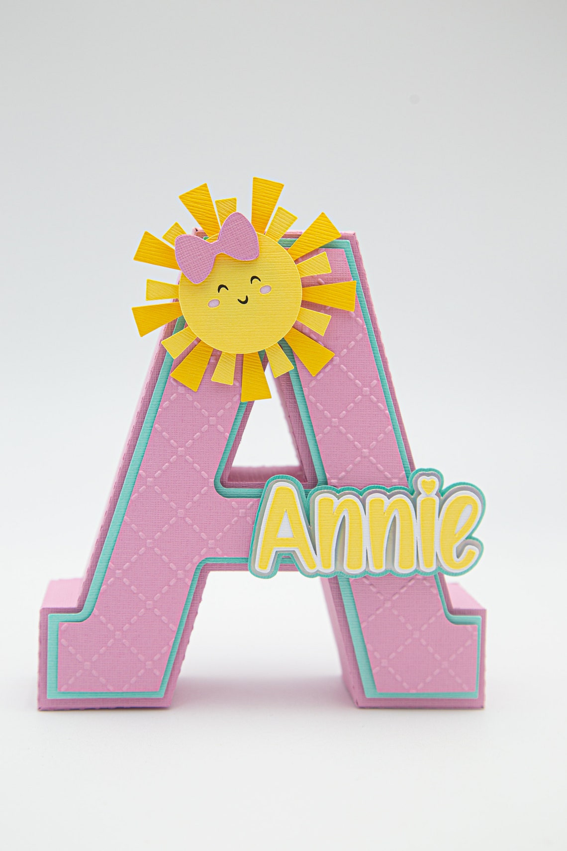 Sunshine 3D Letter Cute Sunshine 3D Letter Sunshine - Etsy