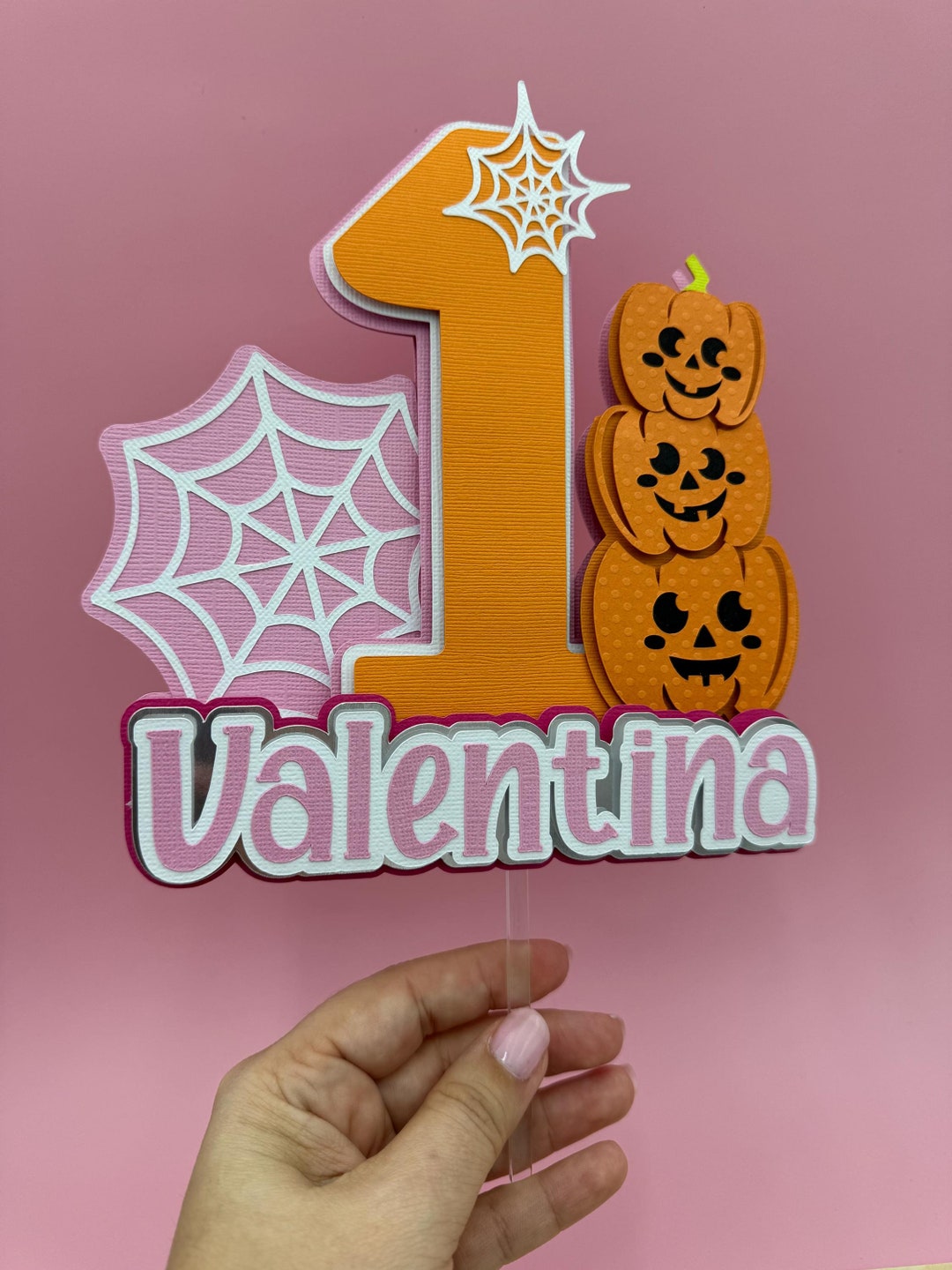 Halloween Cake Topper, Cute Halloween Cake Topper, Halloween Birthday ...