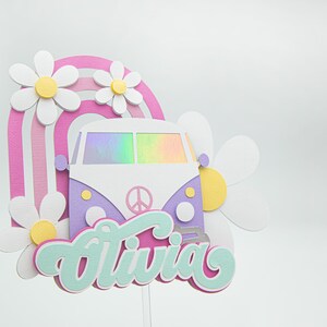 Groovy Cake Topper, Groovy Girl Cake Topper, Groovy Birthday, Groovy ...