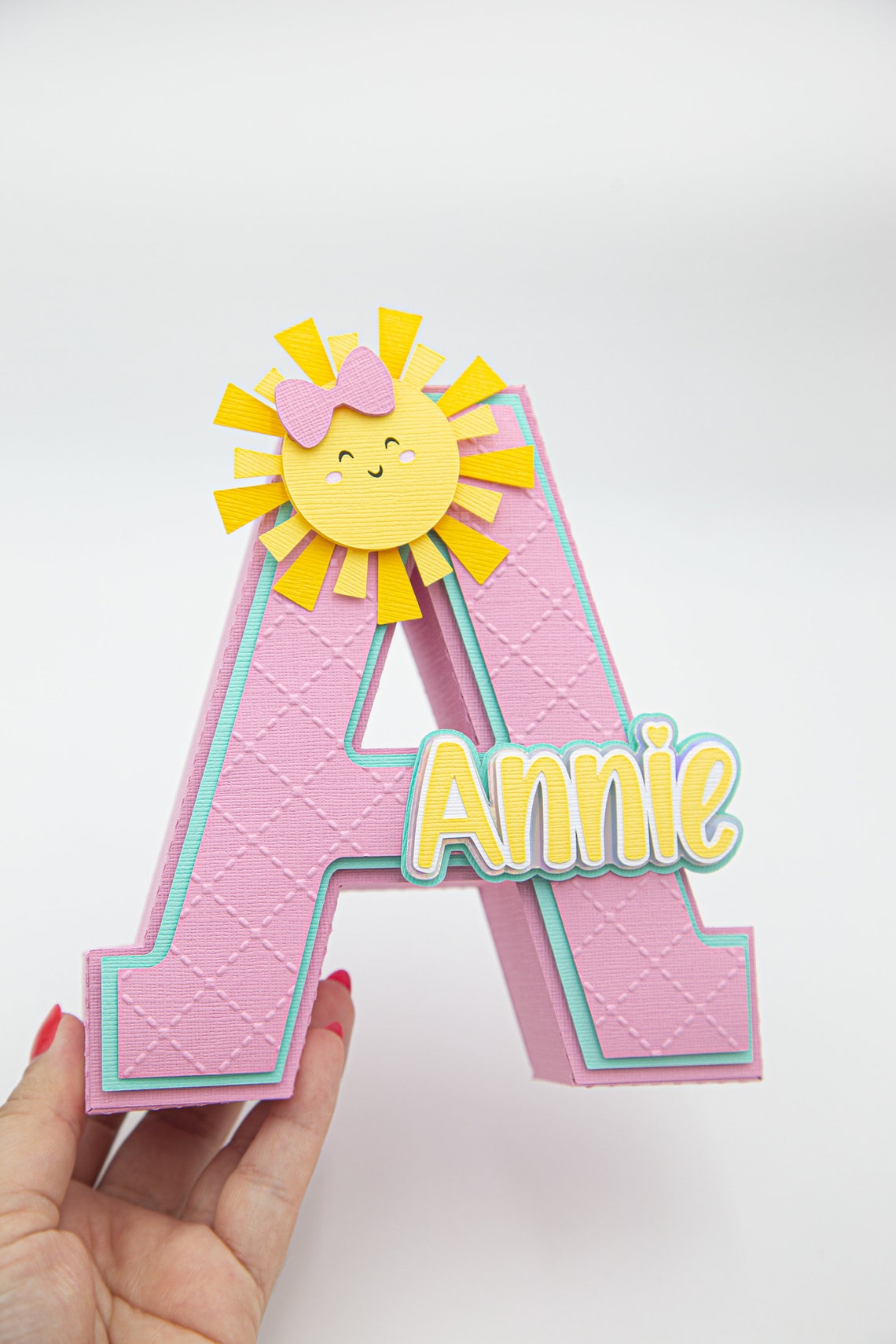 Sunshine 3D Letter Cute Sunshine 3D Letter Sunshine - Etsy