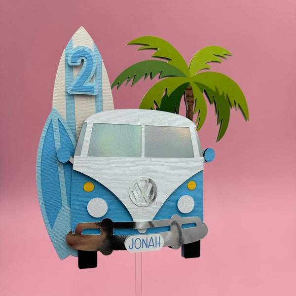 Surfing Cake Topper - Etsy