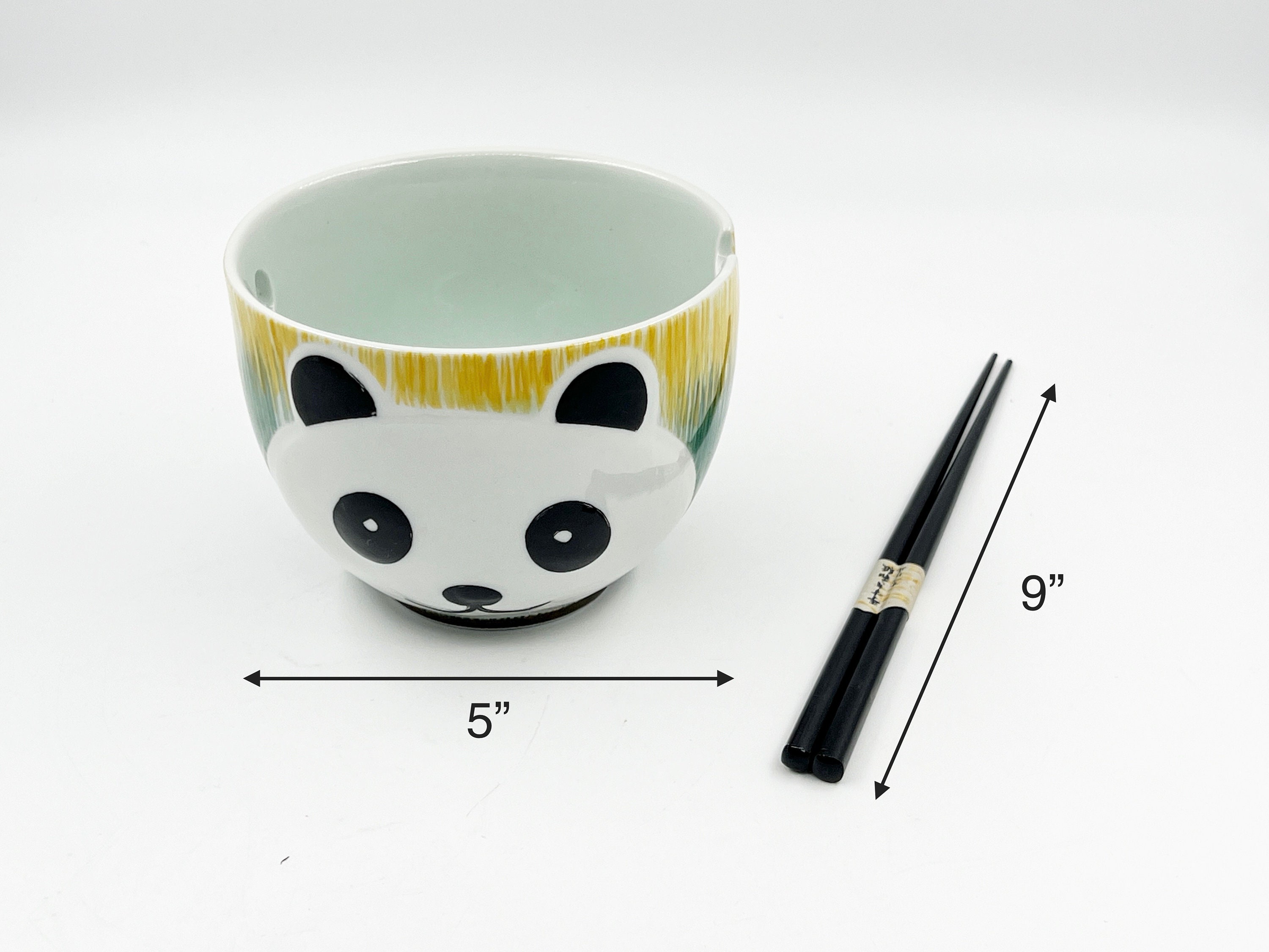 Japanese Ramen Udon Noodle Bowl With Chopsticks Gift Set, Ceramic Bowl ...