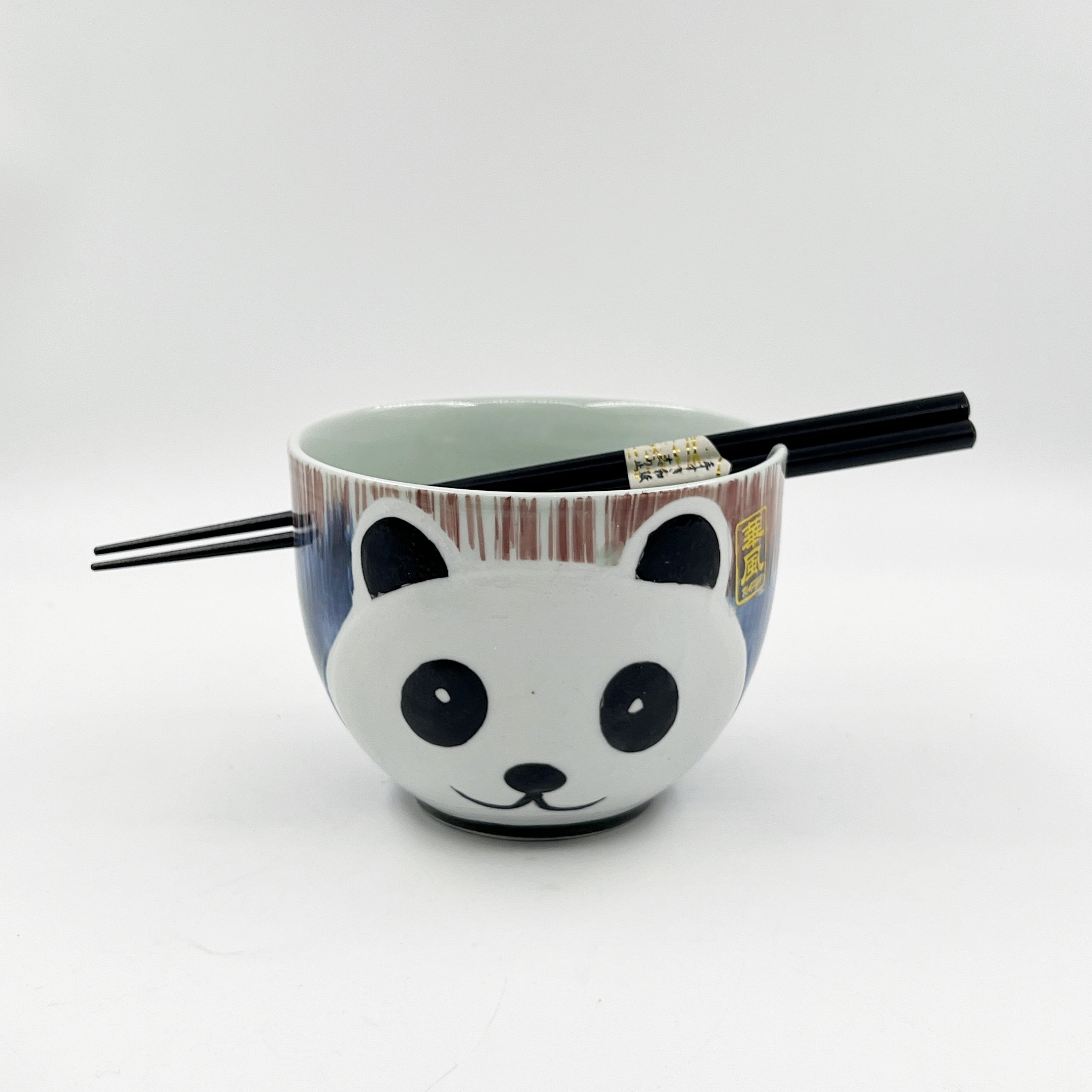 Japanese Ramen Udon Noodle Bowl With Chopsticks Gift Set, Ceramic Bowl ...