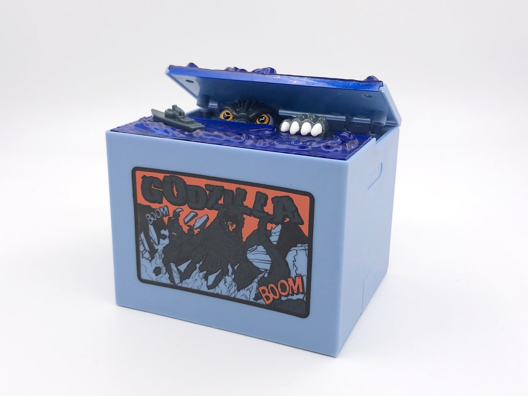 Electronic Stealing Coin Box Piggy Bank, Monster Dinosaur Bank Toy ...