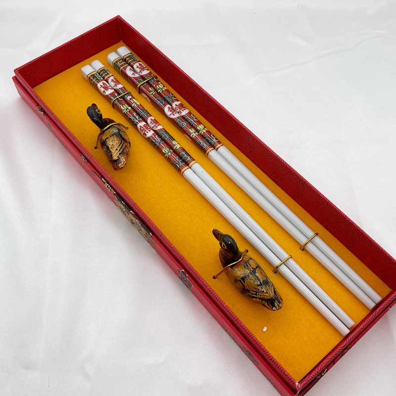 Vintage Chopsticks Box - Etsy