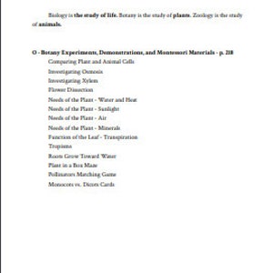 Montessori Botany Experiment Cards - Etsy