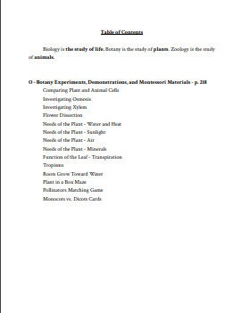 Montessori Botany Experiment Cards - Etsy