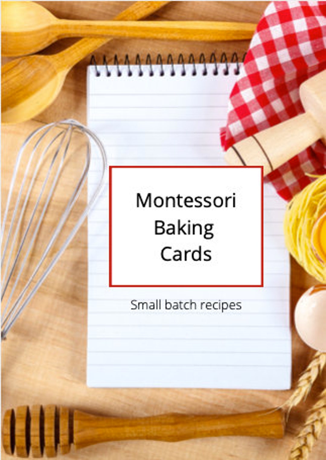Montessori Baking Cards - Etsy