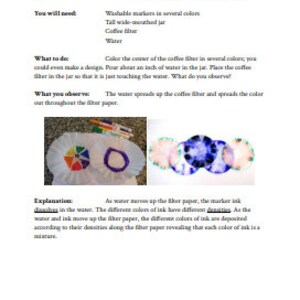 Montessori Chemistry Experiment Cards - Etsy