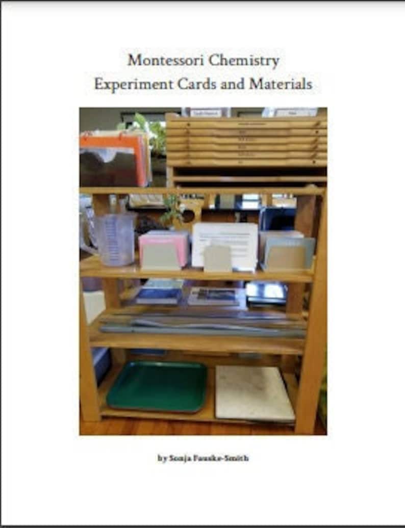 Montessori Chemistry Experiment Cards - Etsy