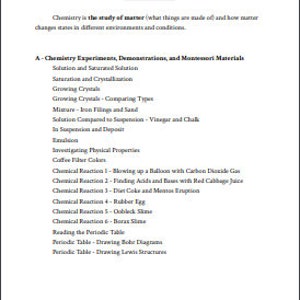 Montessori Chemistry Experiment Cards - Etsy