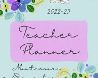 Montessori Planner - Etsy