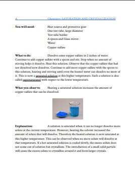Montessori Chemistry Experiment Cards - Etsy