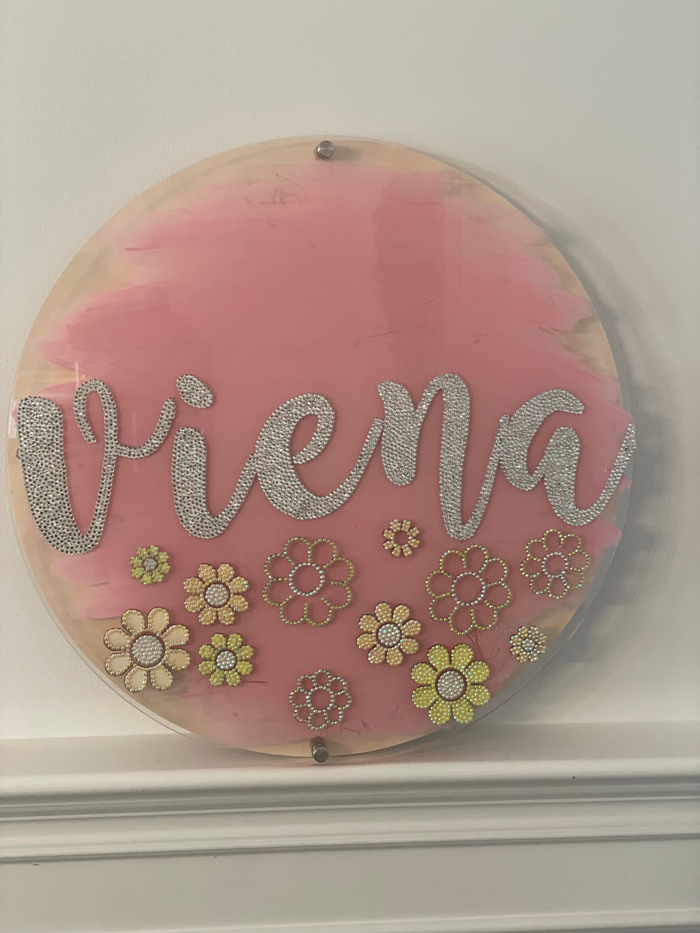 Décor de nom de salle de pépinière/décor de nom de bébé/signe de nom ...