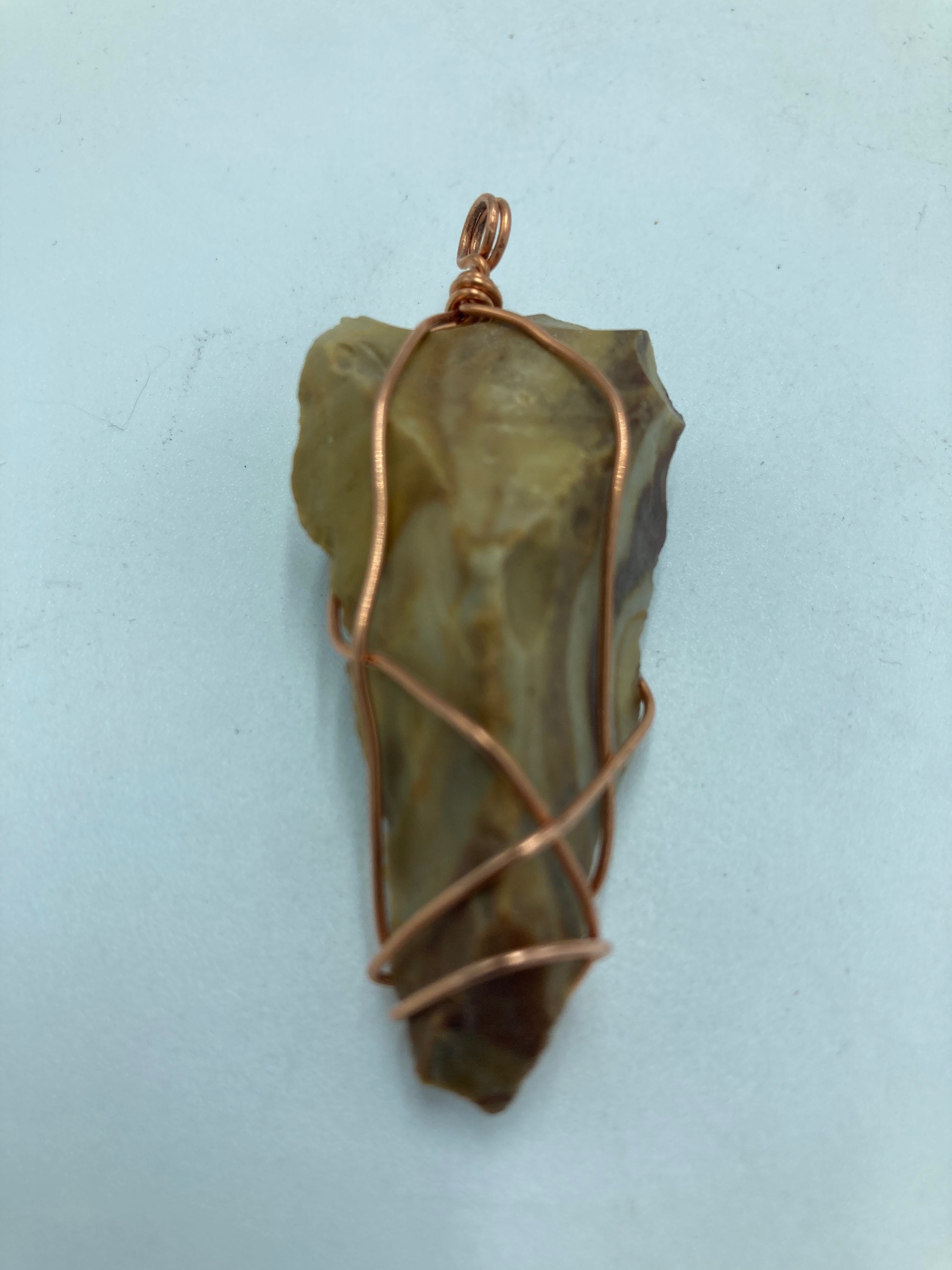 Bullseye Candy Rhyolite Pendant Gemfield Nevada Stone Wire - Etsy