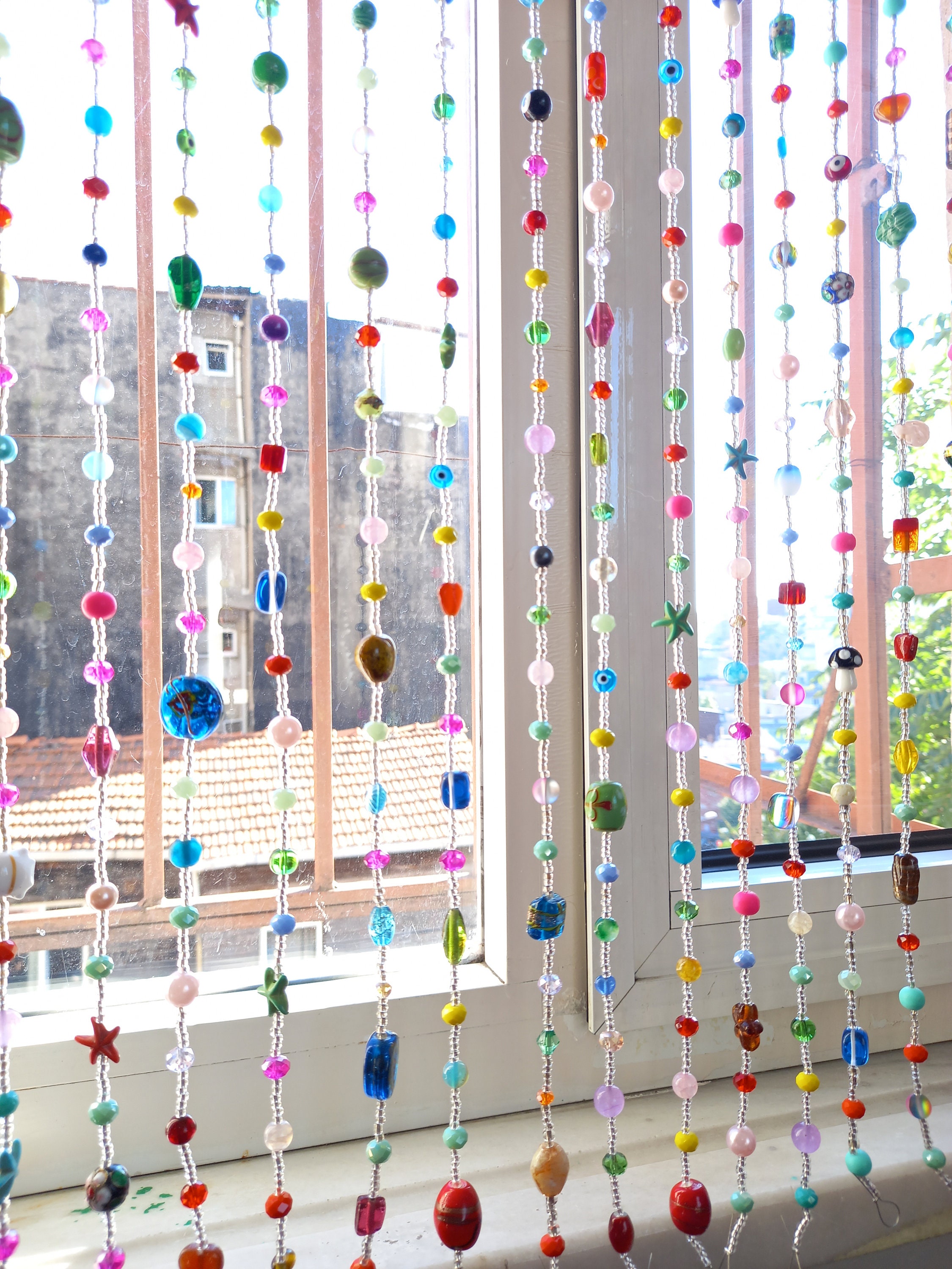 60 '' Beaded Curtains Window, Beaded Curtain Doorway, Beaded Curtain ...