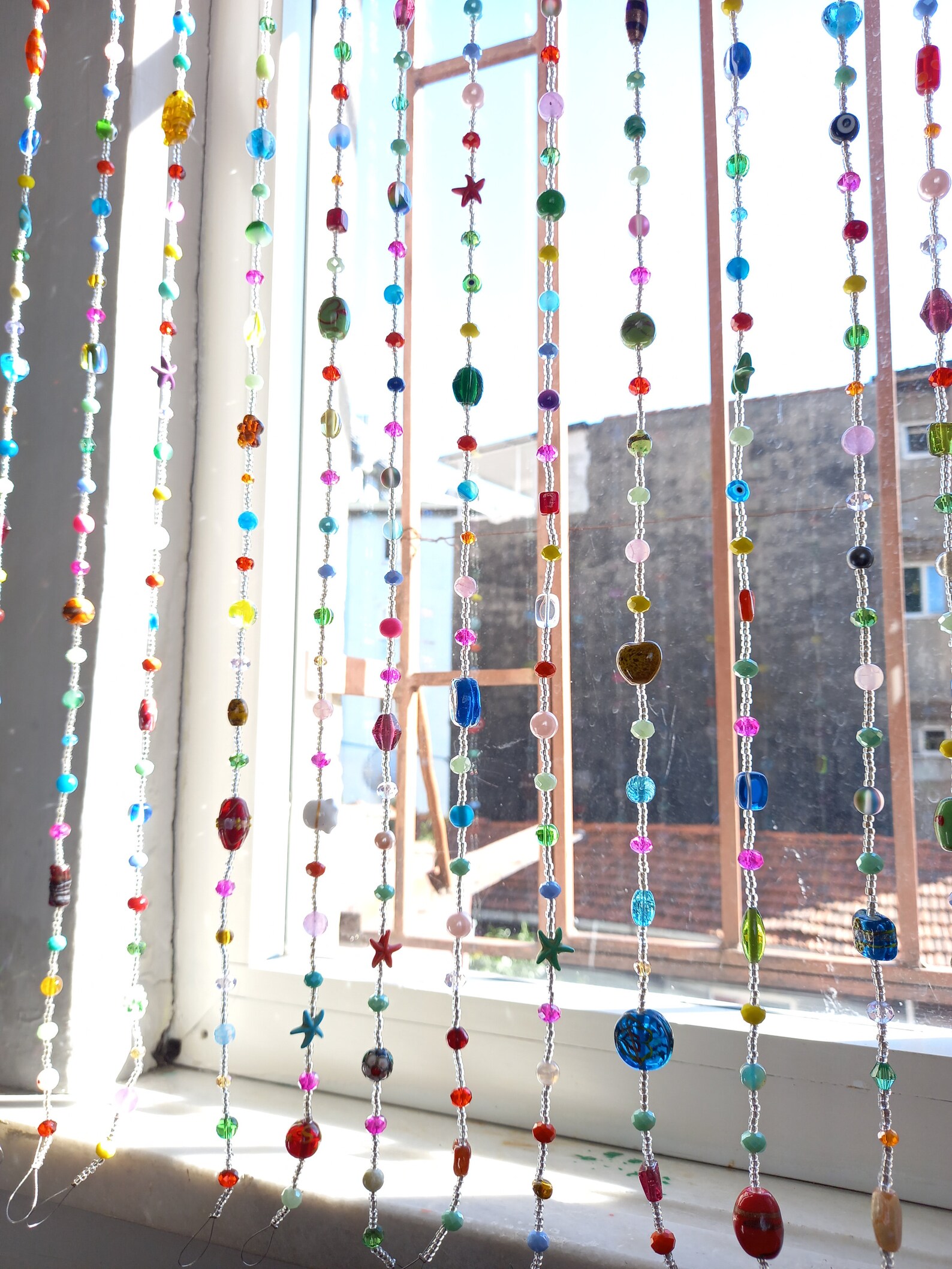 60 '' Beaded Curtains Window, Beaded Curtain Doorway, Beaded Curtain ...