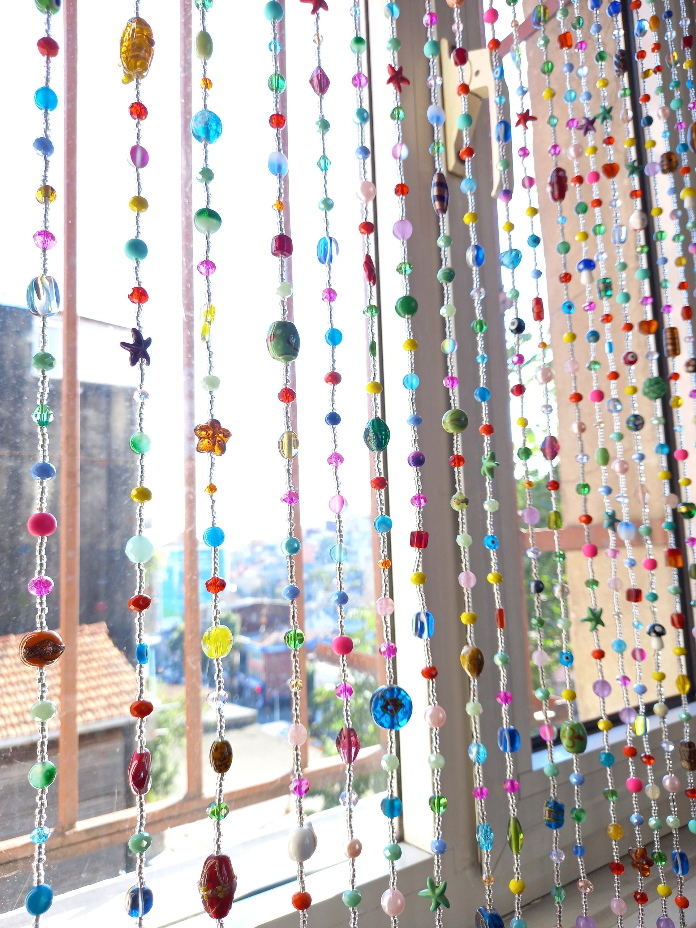 60 '' Beaded Curtains Window, Beaded Curtain Doorway, Beaded Curtain ...