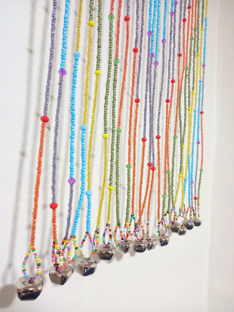 30 Strands Bohemian Style Beaded Long Bell Curtains, Beaded Curtain ...