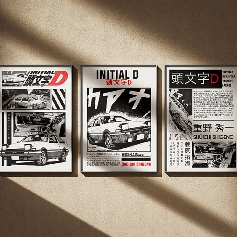 Initial Poster - Etsy