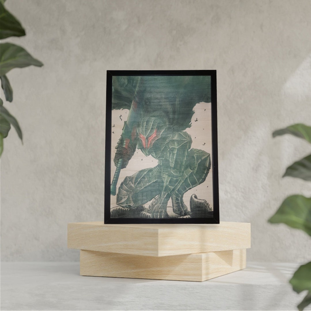Manga Frame Print on Wood Wall Decoration Personalized - Etsy