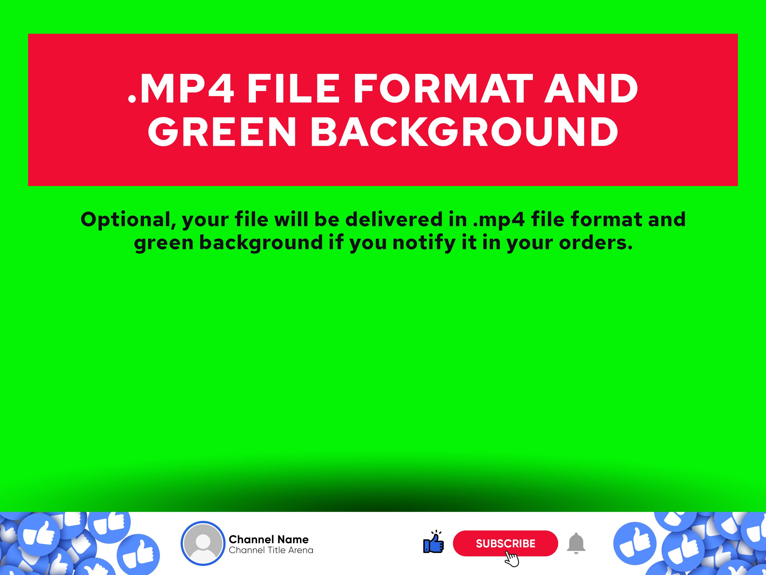 Detailed Animated Overlay for Youtube Videos With Sound Included Like ...