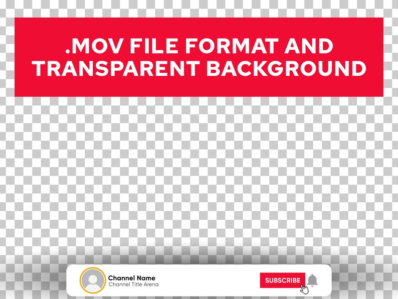 Youtube Subscribe Pop up Animation Personalized Custom Animated 4K ...