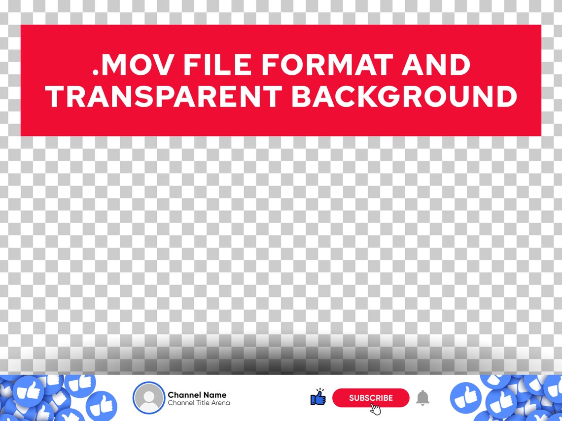Detailed Animated Overlay for Youtube Videos With Sound - Etsy