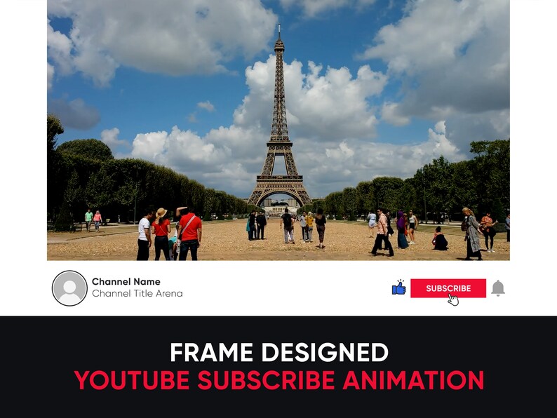 Animated Youtube Subscribe Reminder Overlay Branding - Etsy
