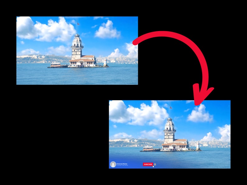 Animated Youtube Like Subscribe and Bell Video Overlay - Etsy