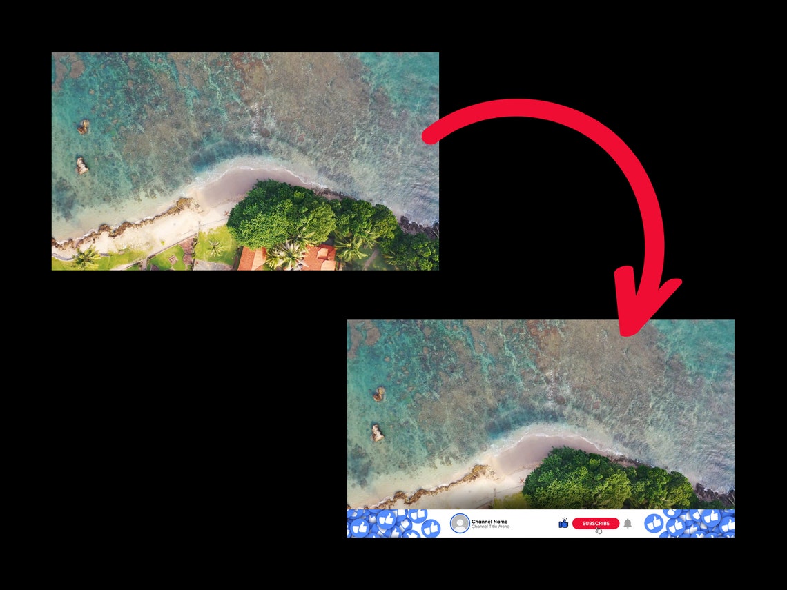 Detailed Animated Overlay for Youtube Videos With Sound - Etsy