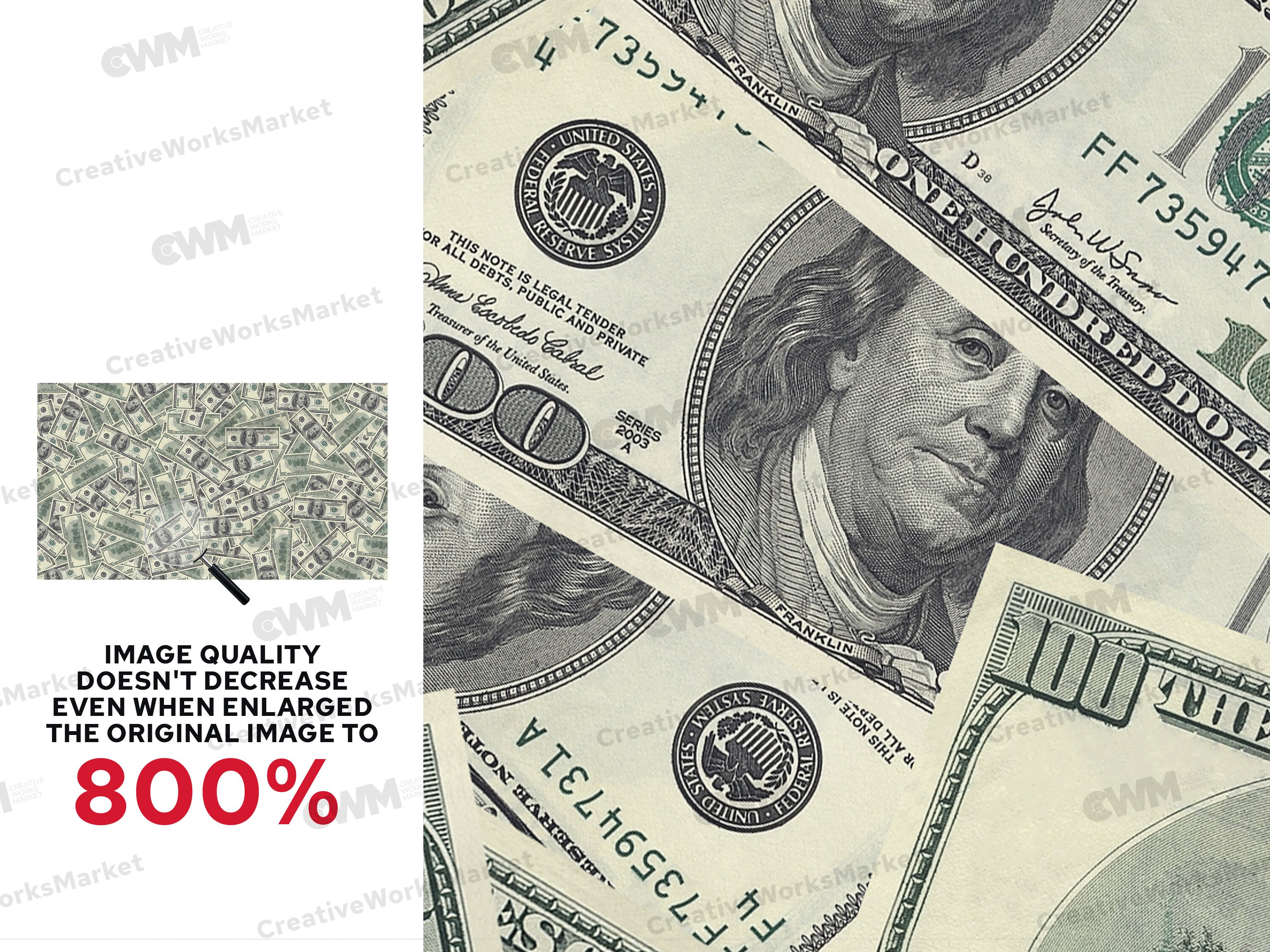 100 Dollar Bill Background Image Seamless Background | Hundred Dollar ...