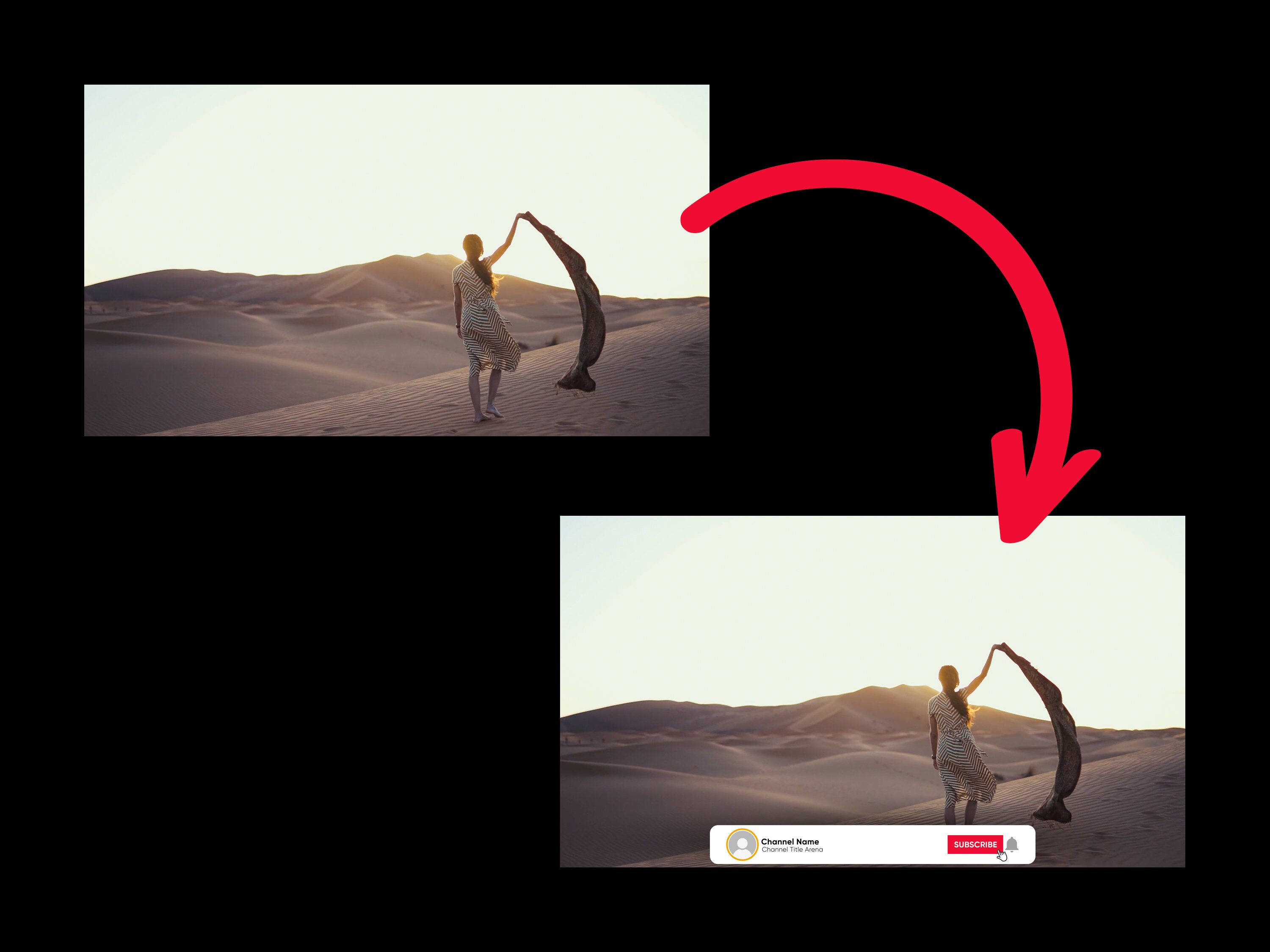 4K Custom Design Youtube Pop up Animation | Special Channel Promotion ...