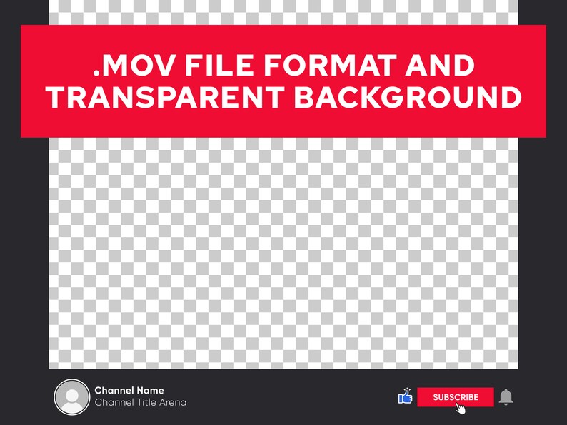 Youtube Subscribe Animation With Window Design Specially - Etsy